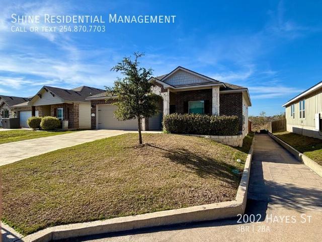 3 BR, 2 BA Apartment 2002 Hayes St, Temple, TX 76502
