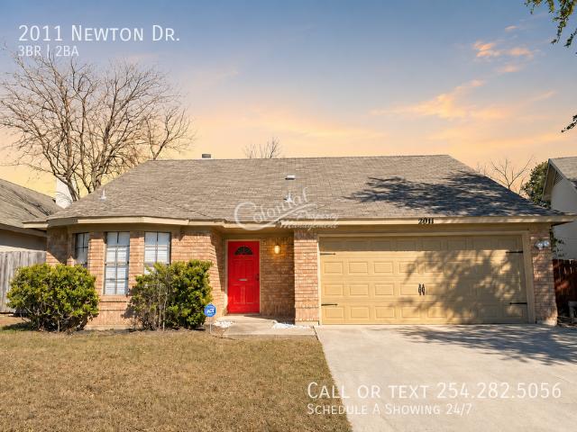 3 BR, 2 BA Apartment 2011 Newton Dr Killeen, TX 76549