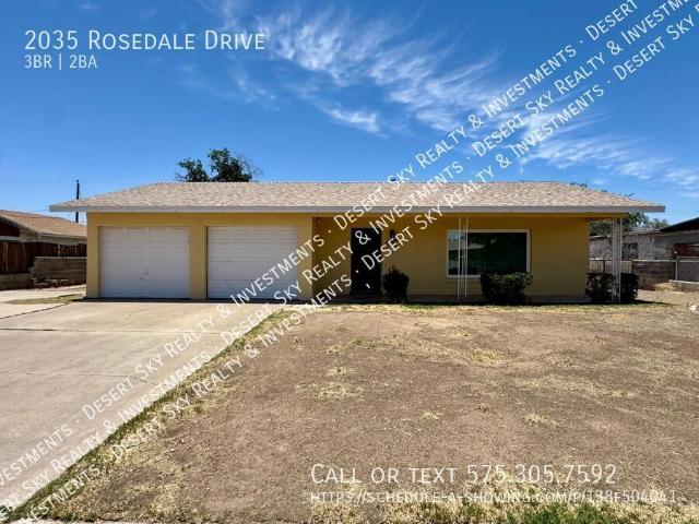 3 BR, 2 BA Apartment 2035 Rosedale Drive, Las Cruces, NM 88005
