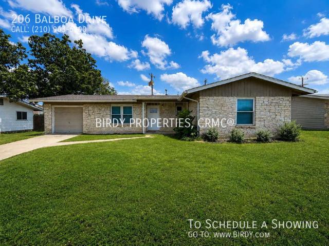 3 BR, 2 BA Apartment 206 Balboa Drive, Universal City, TX 78148