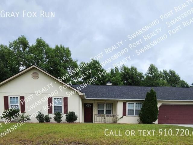 3 BR, 2 BA Apartment 223 Gray Fox Run, Hubert, NC 28539