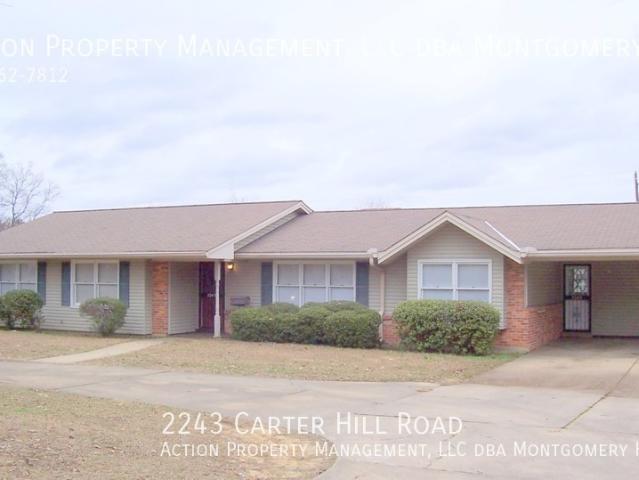 3 BR, 2 BA Apartment 2243 Carter Hill Road, Montgomery, AL 36106