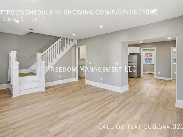 3 BR, 2 BA Apartment 22 Demers St, South Grafton, MA 01560