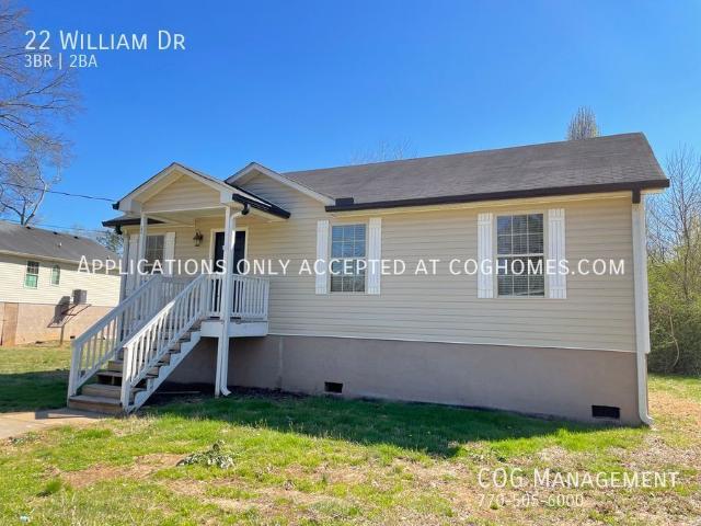 3 BR, 2 BA Apartment 22 William Dr, Cartersville, GA 30120