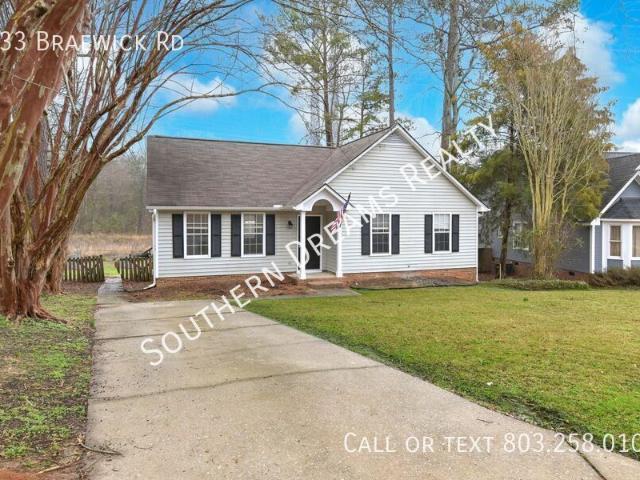 3 BR, 2 BA Apartment 233 Braewick Rd, Columbia, SC 29212