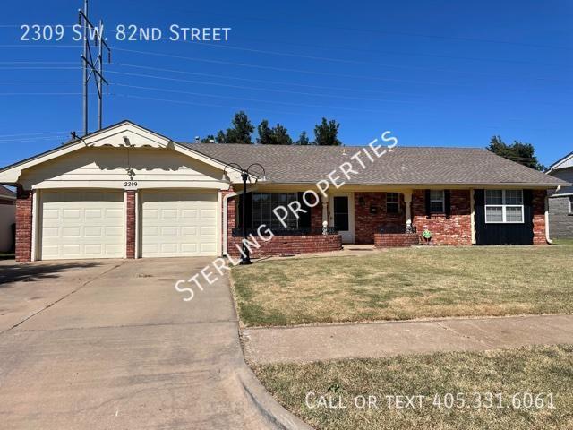 3 BR, 2 BA Apartment 2309 S.W. 82nd Street, Oklahoma City, OK 73159