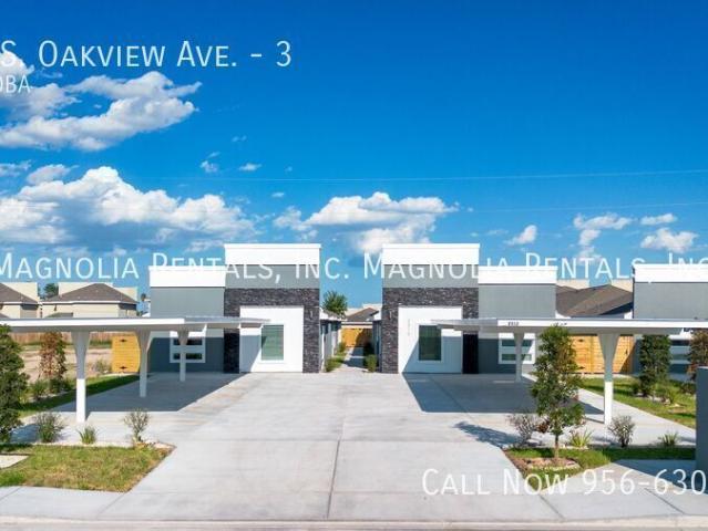 3 BR, 2 BA Apartment 2312 S. Oakview Ave Edinburg, TX 78542