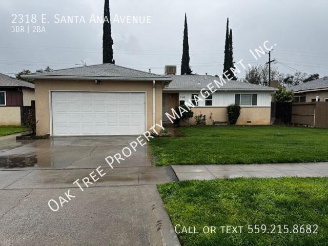 3 BR, 2 BA Apartment 2318 E. Santa Ana Avenue, Fresno, CA 93726
