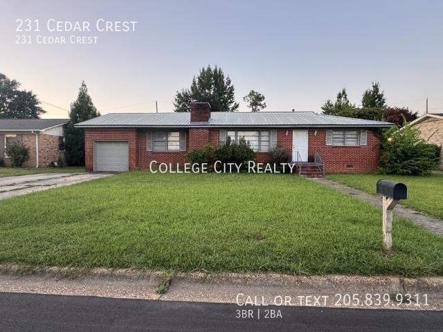 3 BR, 2 BA Apartment 231 Cedar Crest, Tuscaloosa, AL 35401