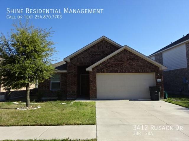 3 BR, 2 BA Apartment 3412 Rusack Dr, Killeen, TX 76542