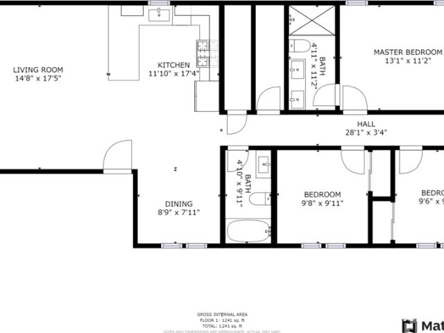 3 BR, 2 BA Apartment 3461 N Oconto Ave, Chicago, IL 60634