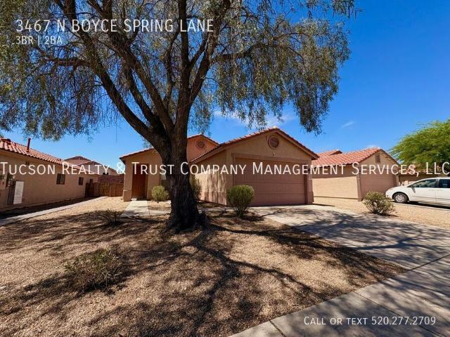 3 BR, 2 BA Apartment 3467 N BOYCE SPRING LANE, TUCSON, AZ 85745