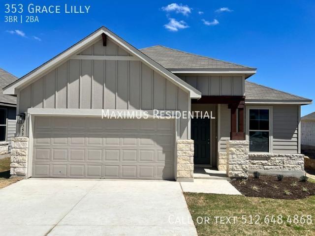3 BR, 2 BA Apartment 353 Grace Lilly, Buda, TX 78610