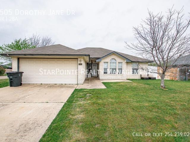 3 BR, 2 BA Apartment 3505 Dorothy Jane Drive, Killeen, TX 76542