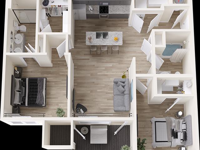 3 BR, 2 BA Apartment 351 Star Ranch Blvd, Austin, TX 78634