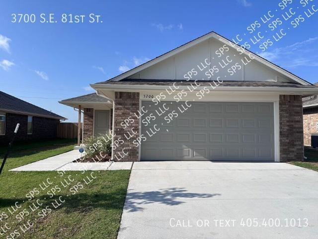 3 BR, 2 BA Apartment 3700 S.E. 81st St Oklahoma City, OK 73135