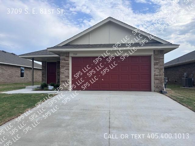 3 BR, 2 BA Apartment 3709 S. E. 81st St Oklahoma City, OK 73135