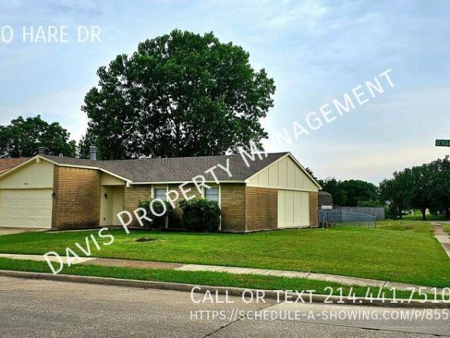 3 BR, 2 BA Apartment 3937 O HARE DR, MESQUITE, TX 75150