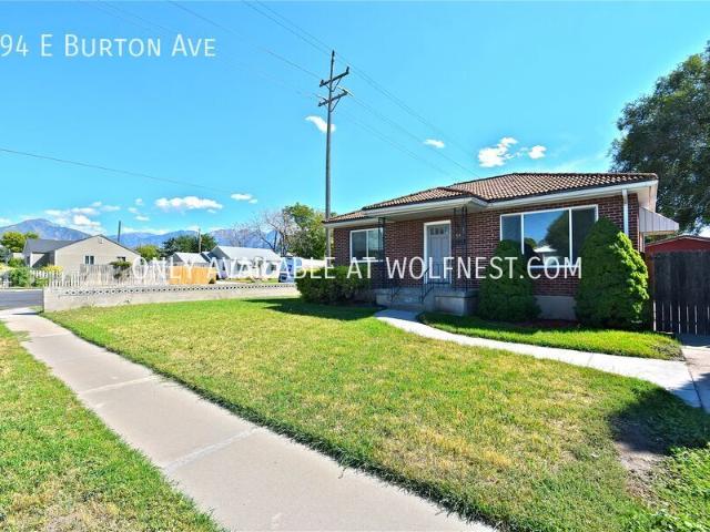 3 BR, 2 BA Apartment 394 E Burton Ave, South Salt Lake, UT 84115