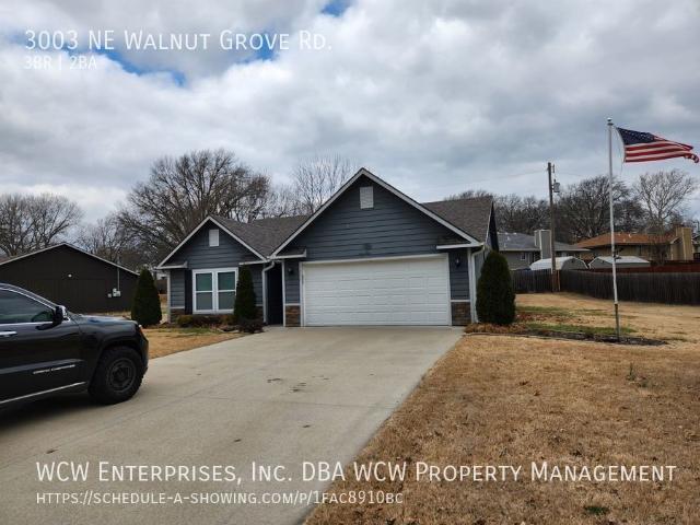 3 BR, 2 BA Apartment 3003 NE Walnut Grove Rd Topeka, KS 66617