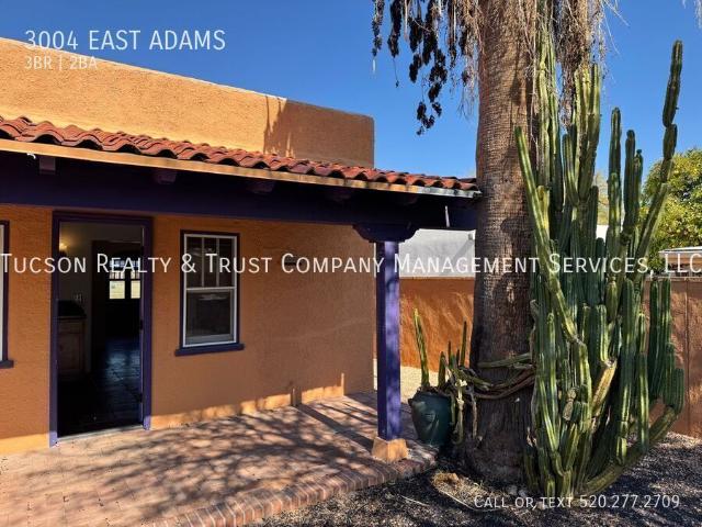 3 BR, 2 BA Apartment 3004 EAST ADAMS, TUCSON, AZ 85716