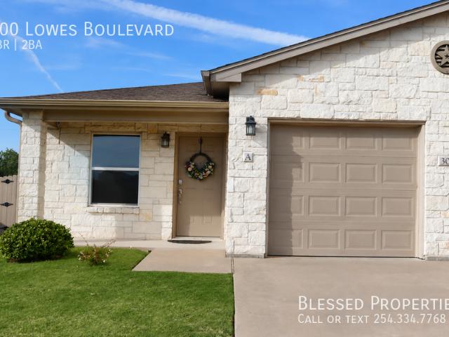 3 BR, 2 BA Apartment 300 Lowes Boulevard, Killeen, TX 76542