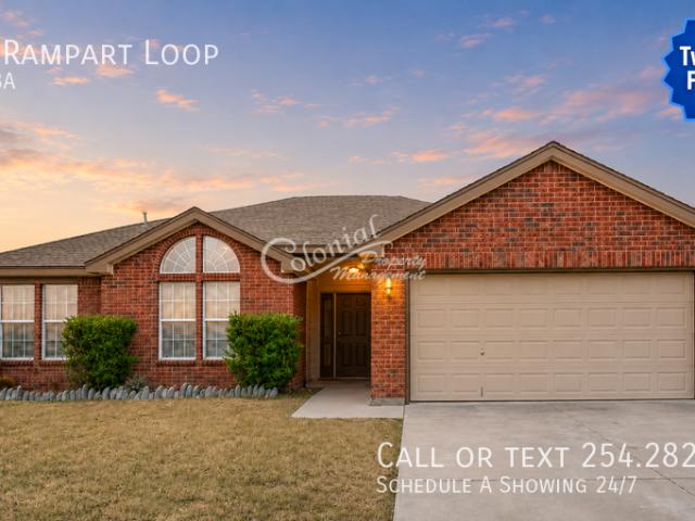 3 BR, 2 BA Apartment 3109 Rampart Loop, Killeen, TX 76542