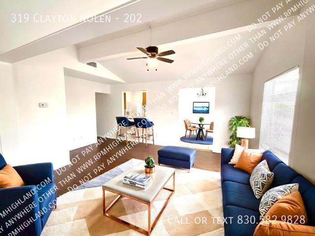 3 BR, 2 BA Apartment 319 Clayton Nolen, Horseshoe Bay, TX 78657