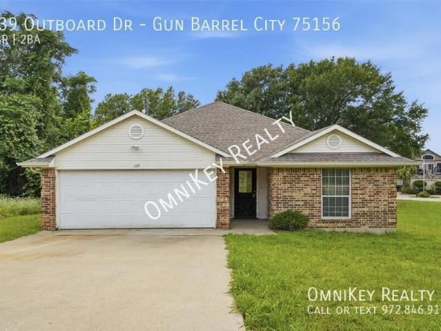 3 BR, 2 BA Apartment 339 Outboard Dr, Gun Barrel City, TX 75156