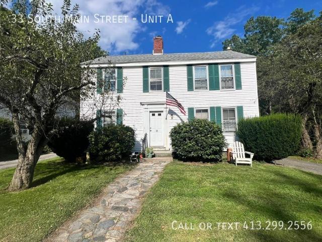 3 BR, 2 BA Apartment 33 South Main Street, Belchertown, MA 01007