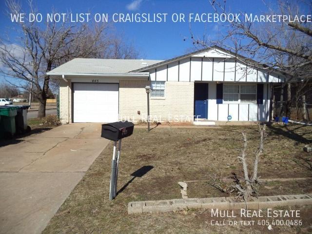 3 BR, 2 BA Apartment 445 NW 86th Street, Oklahoma City, OK 73114