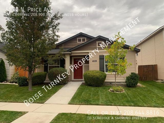3 BR, 2 BA Apartment 4532 N. Price Ave, Meridian, ID 83646