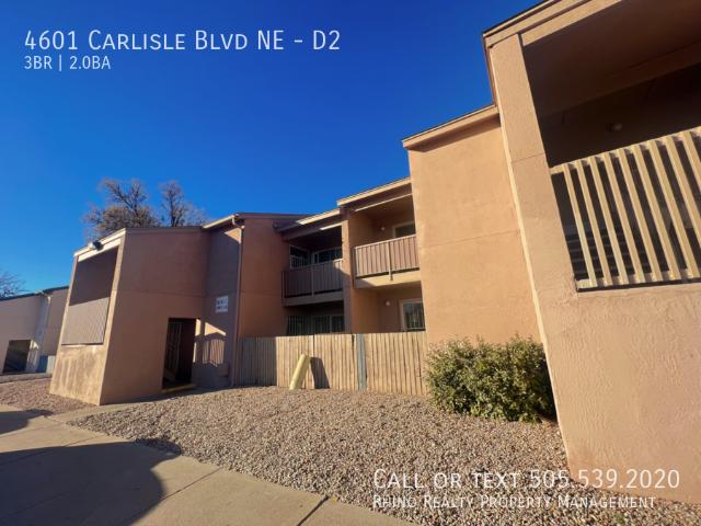 3 BR, 2 BA Apartment 4601 Carlisle Blvd NE, Albuquerque, NM 87109