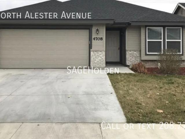 3 BR, 2 BA Apartment 4708 North Alester Avenue, Meridian, ID 83646
