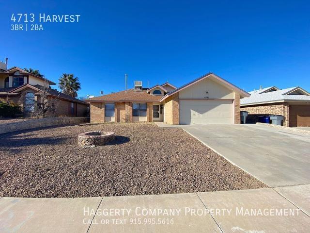 3 BR, 2 BA Apartment 4713 Harvest, El Paso, TX 79924