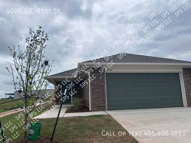 3 BR, 2 BA Apartment 4008 S.E. 81st St Oklahoma City, OK 73135