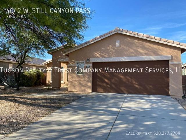 3 BR, 2 BA Apartment 4042 W. STILL CANYON PASS, TUCSON, AZ 85745