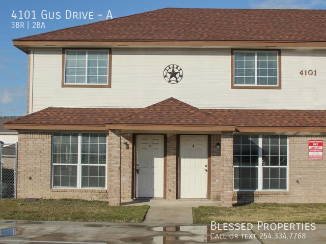 3 BR, 2 BA Apartment 4101 Gus Drive, Killeen, TX 76543