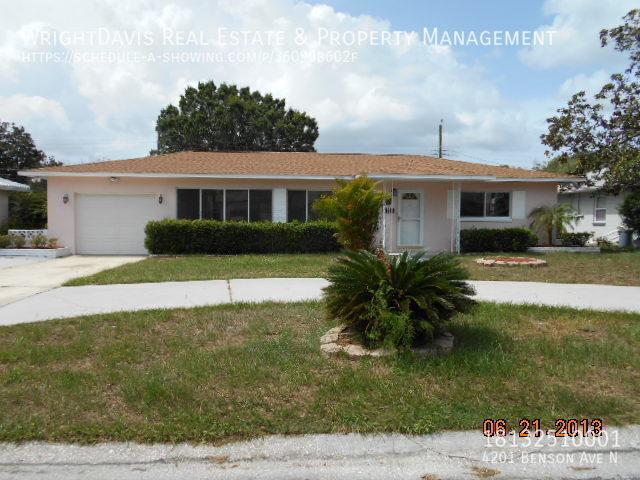 3 BR, 2 BA Apartment 4201 Benson Ave N, St Petersburg, FL 33713