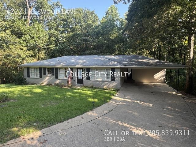 3 BR, 2 BA Apartment 4222 Hillswood Lane, Tuscaloosa, AL 35404