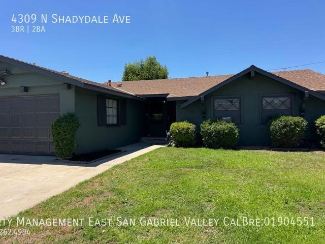 3 BR, 2 BA Apartment 4309 N Shadydale Ave, Covina, CA 91722