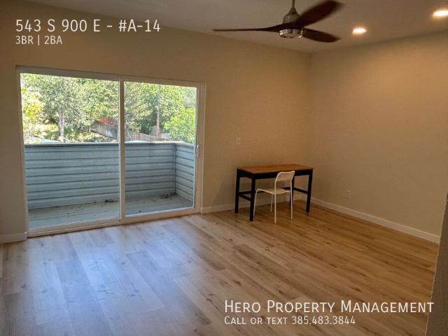 3 BR, 2 BA Apartment 543 S 900 E, Salt Lake City, UT 84102