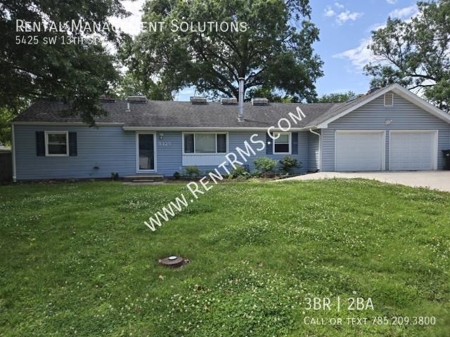 3 BR, 2 BA Apartment 5425 sw 13th St, Topeka, KS 66604