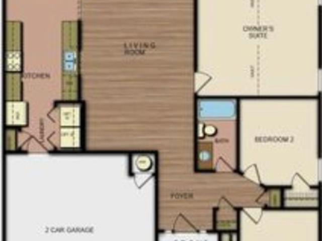 3 BR, 2 BA Apartment 542 North Greylag Way, Farmington, AR 72730