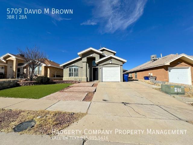 3 BR, 2 BA Apartment 5709 David M Brown, El Paso, TX 79934