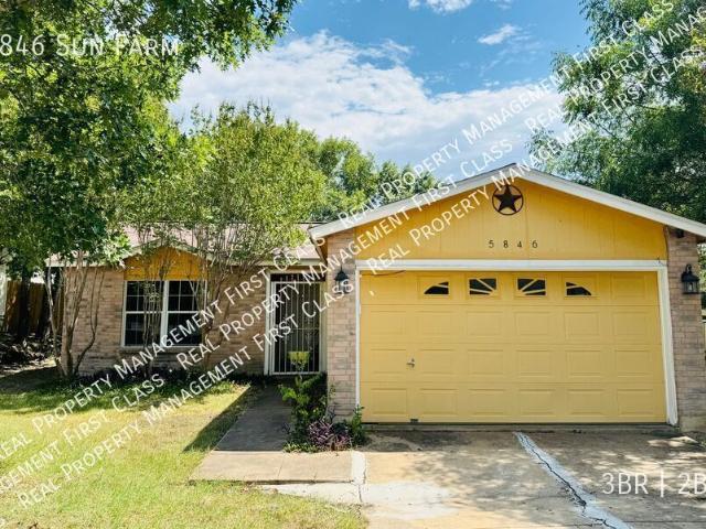 3 BR, 2 BA Apartment 5846 Sun Farm, San Antonio, TX 78244