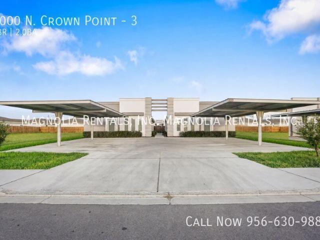 3 BR, 2 BA Apartment 5000 N. Crown Point, Pharr, TX 78577