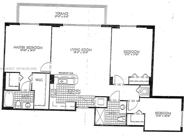 3 BR, 2 BA Apartment 5077 Northwest 7th Street, Miami, FL 33126