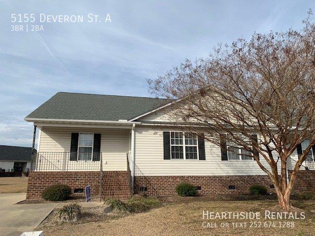 3 BR, 2 BA Apartment 5155 Deveron St. A, Greenville, NC 27834