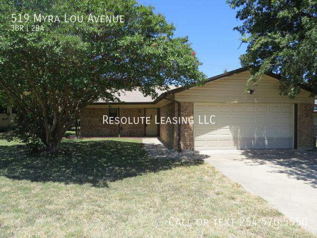 3 BR, 2 BA Apartment 519 Myra Lou Avenue, Copperas Cove, TX 76522